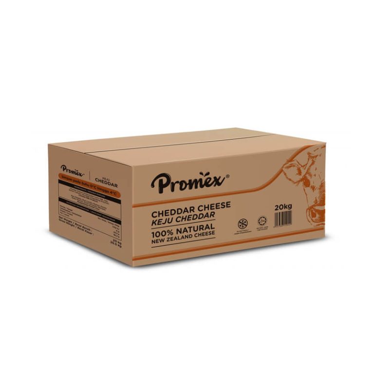 Promex Cheddar Cheese (New Zealand) (Carton) - Promac | Ingredients for ...